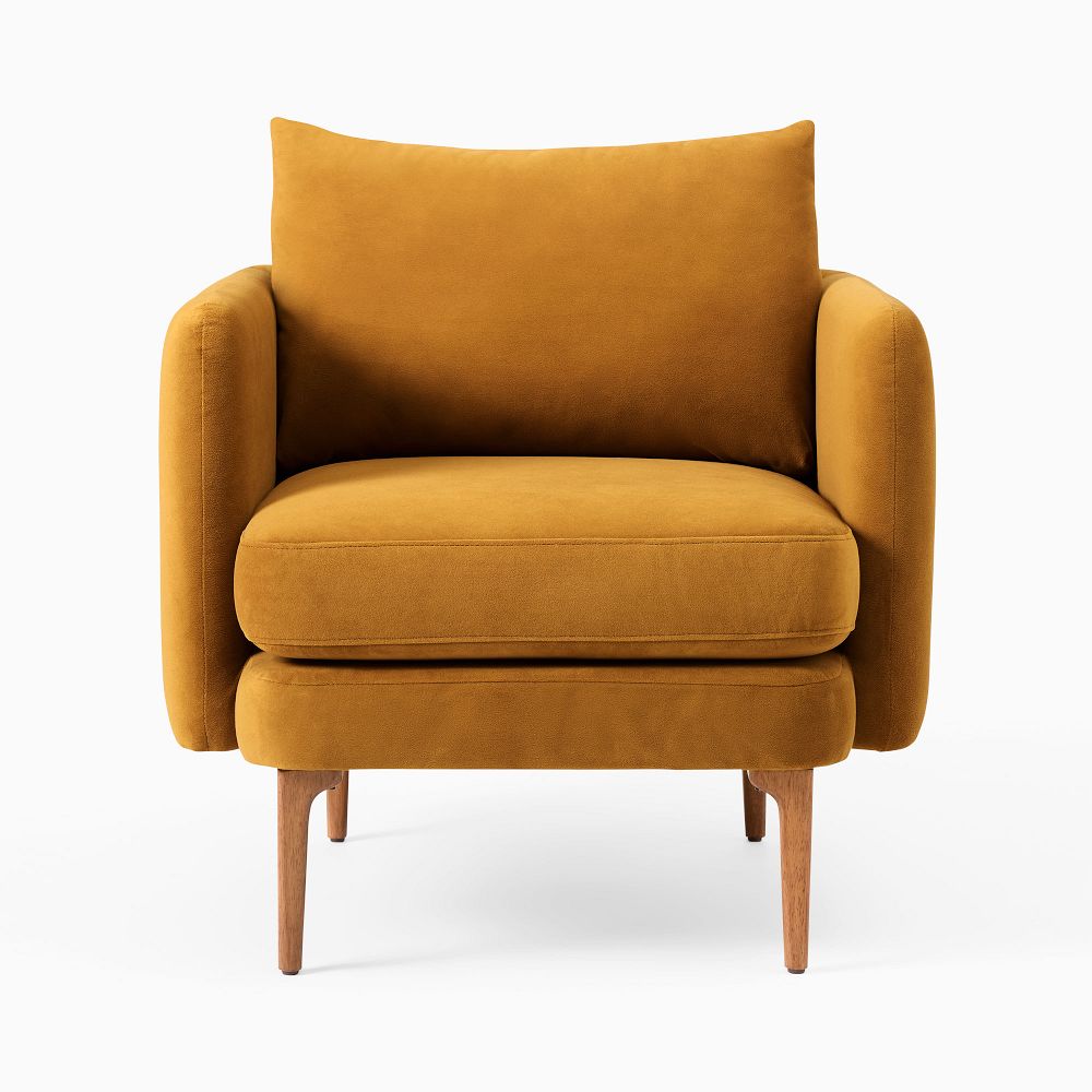 Auburn Armchair Compact Modern Comfort West Elm UK